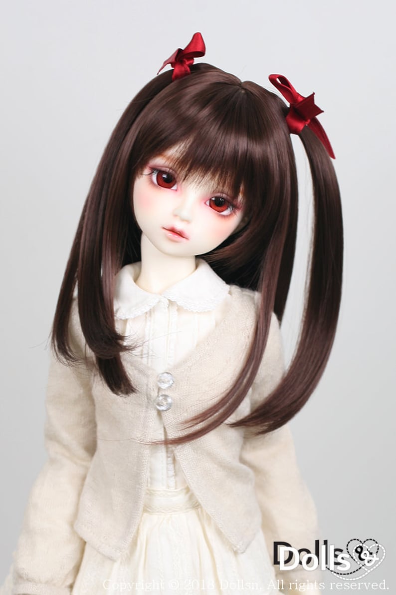 BJD Wig Twintails Black for Smart Doll SD Dollfie Dream 8-9 - Etsy