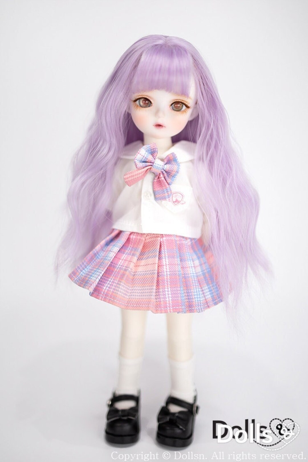 BJD Wig USD Yo-sd 6-7 Long Wavy Curl Hair for Doll - Etsy
