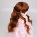 BJD Wig Pigtail Long Curl Hair Ginger for USD Yosd 6-7inch 26cm 1/6 ...
