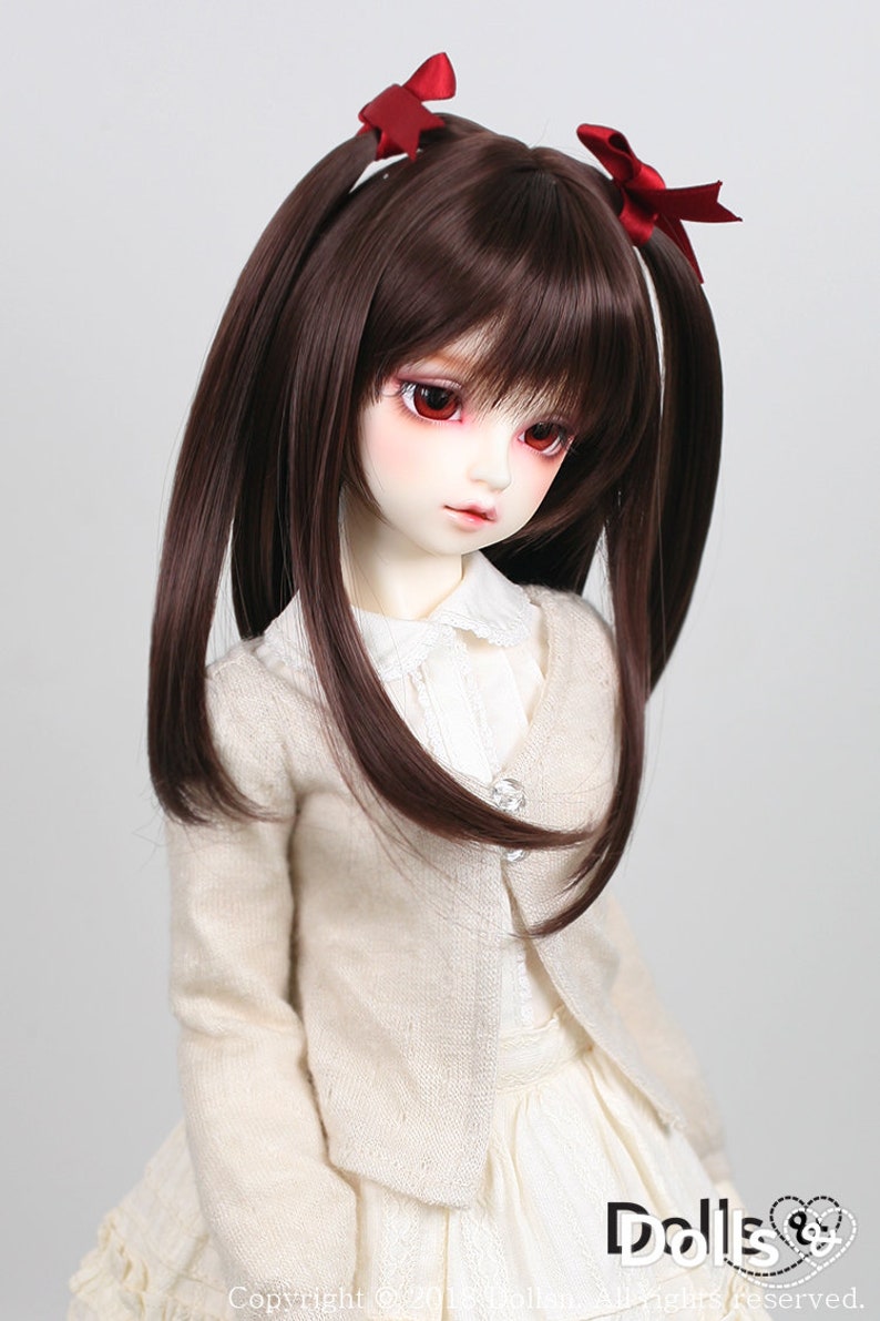 BJD Wig Twintails Black for Smart Doll SD Dollfie Dream 8-9 - Etsy