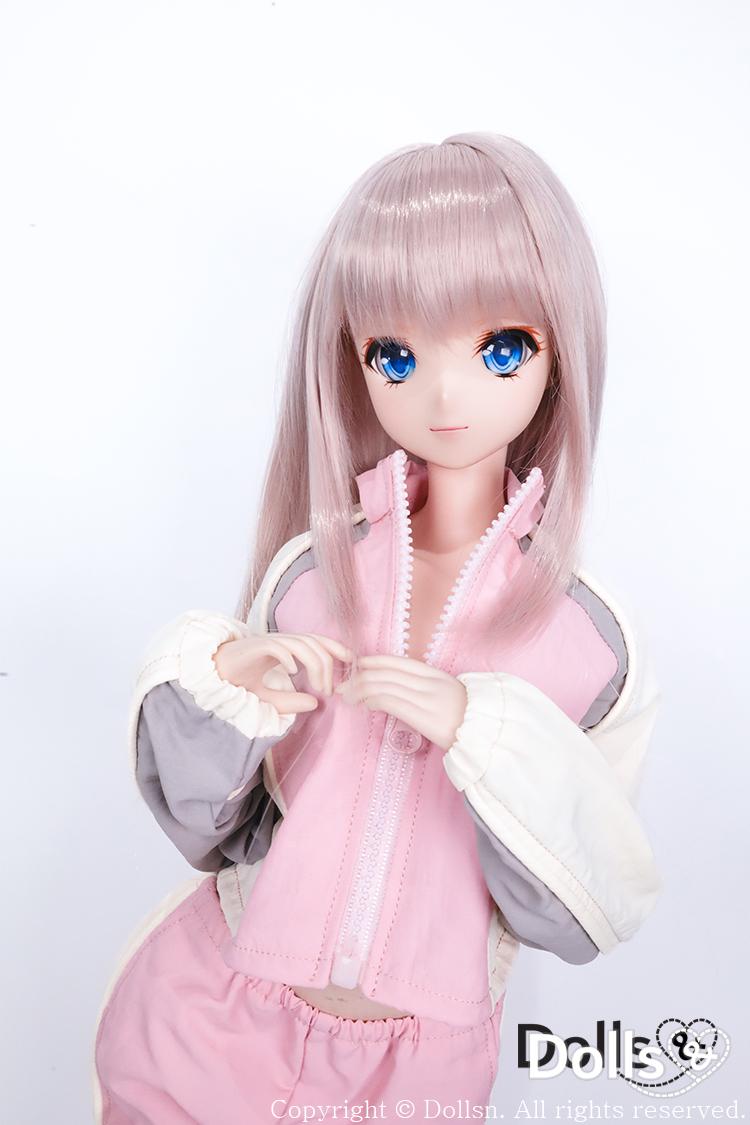 BJD Doll Wig: Shag Cut, Beige Pink, 8-9 Inch - Etsy