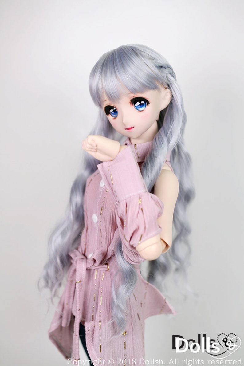 BJD Wig Smart Doll SD Dollfie Dream 8-9 Pigtail Hair for 60cm | Etsy