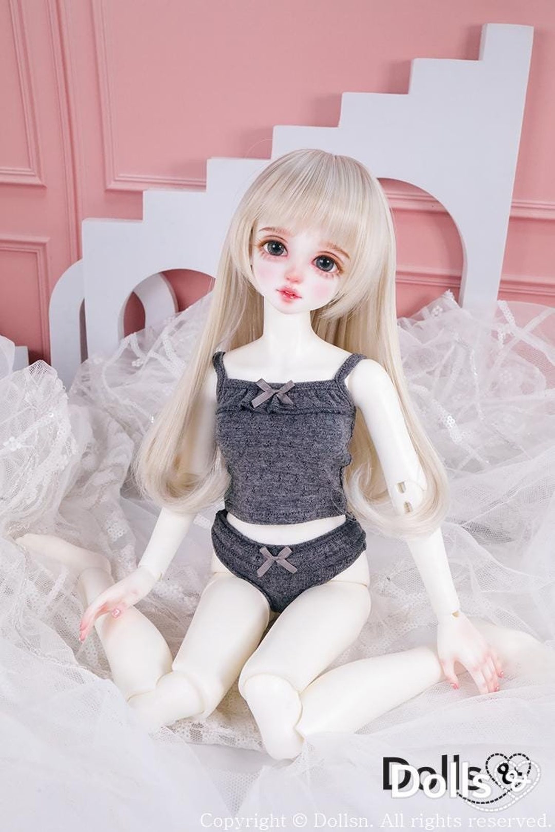 BJD Clothes Top Underwear Set Gray for MSD Minifee 42cm 1/4 Doll - Etsy