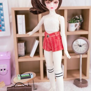 BJD MSD MDD Minifee Deep Pink Shorts 40cm 1/4 Doll - Etsy