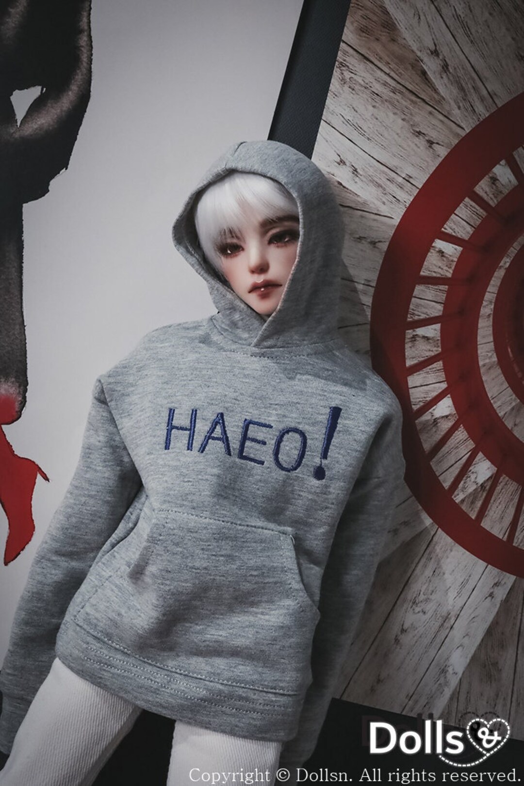 BJD Clothes Hooded T Gray for MSD Minifee 1/4 Doll - Etsy