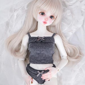 BJD Clothes Top Underwear Set Gray for MSD Minifee 42cm 1/4 Doll - Etsy