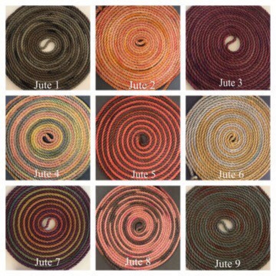 Dye to Order treated and Conditioned Jute Rope Set 6mm - Etsy