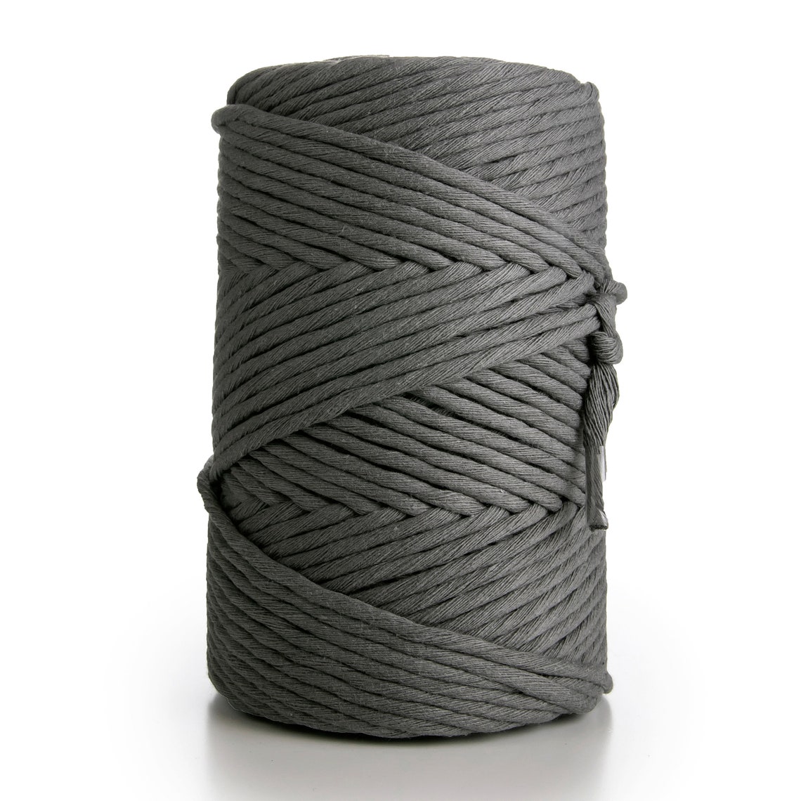 Dark Gray Macrame Cord 3mm Single Twist Cotton String 459 Feet - Etsy