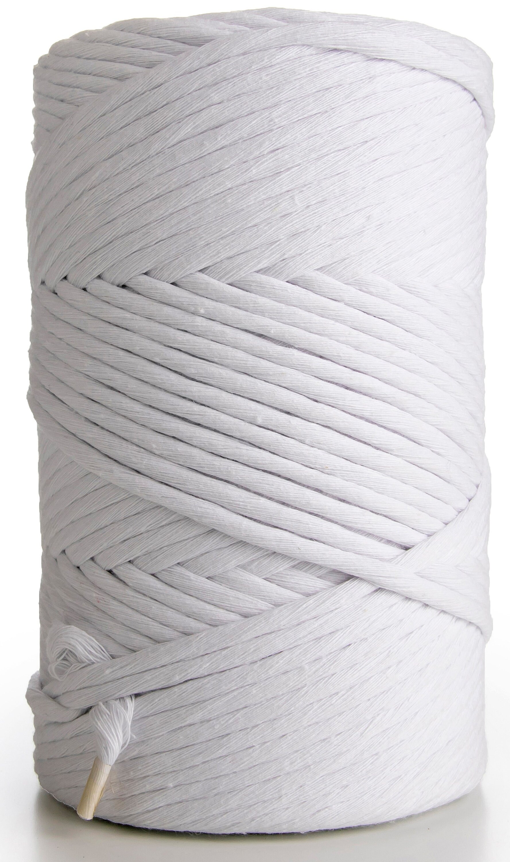 WHITE Macrame Cord 3mm Single Twist Cotton String 459 Feet - Etsy