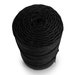 BLACK Macrame Cotton Cord 5mm Macrame Rope 262 Yd Macrame String 3 ...