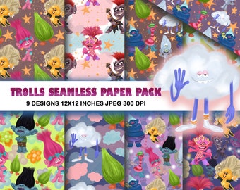 Trolls Seamless | Etsy