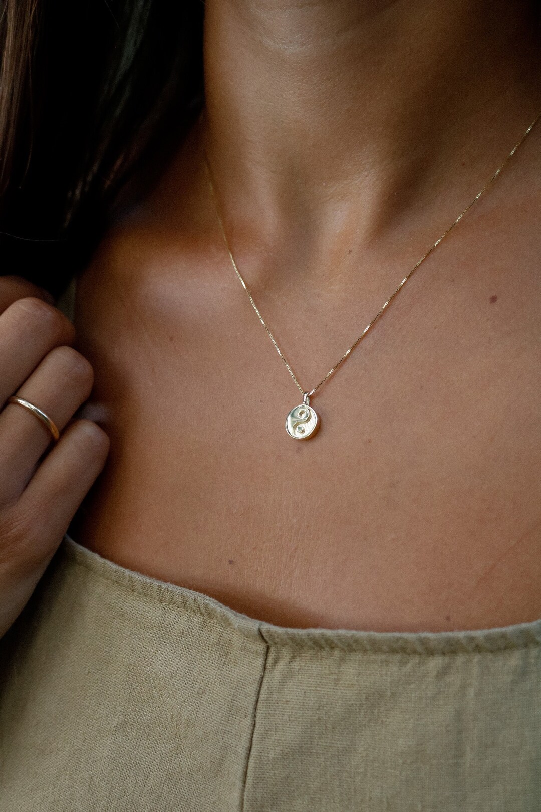 Yin Yang Pendant - Etsy