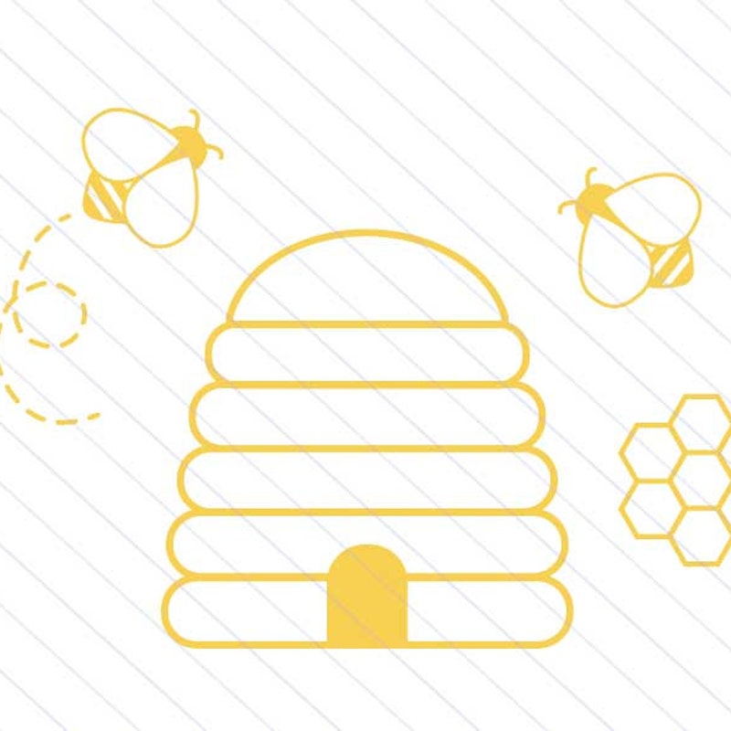 Bee Hive Stencil - Etsy