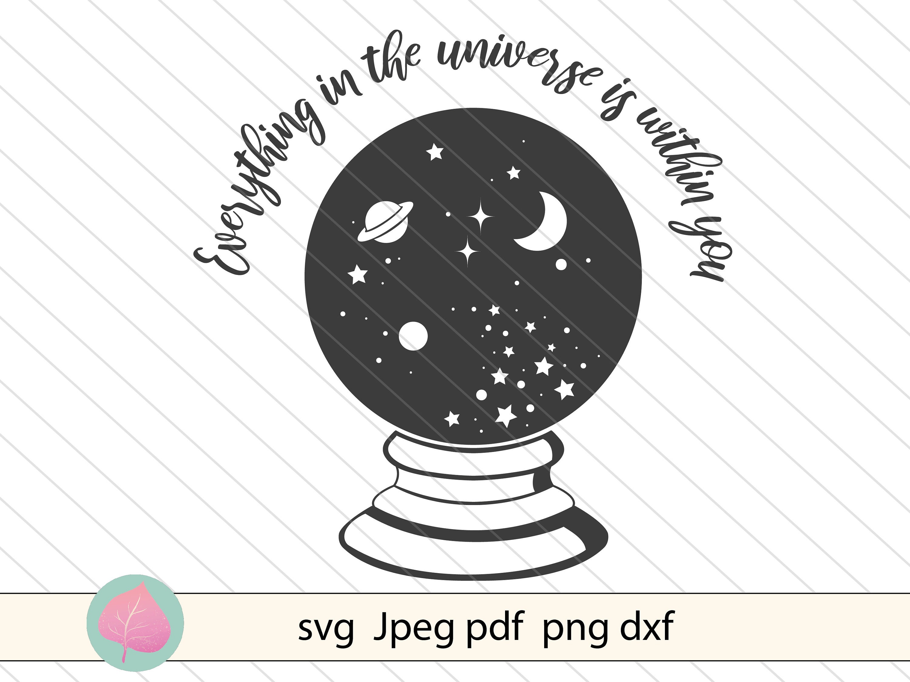 Crystal SVG universum en planeten SVG Vector Clipart magische ...