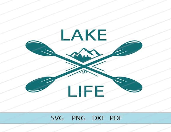 Kayak Paddle Svg Lake Life Svg Camping Svg Cut File. Kajak - Etsy Canada