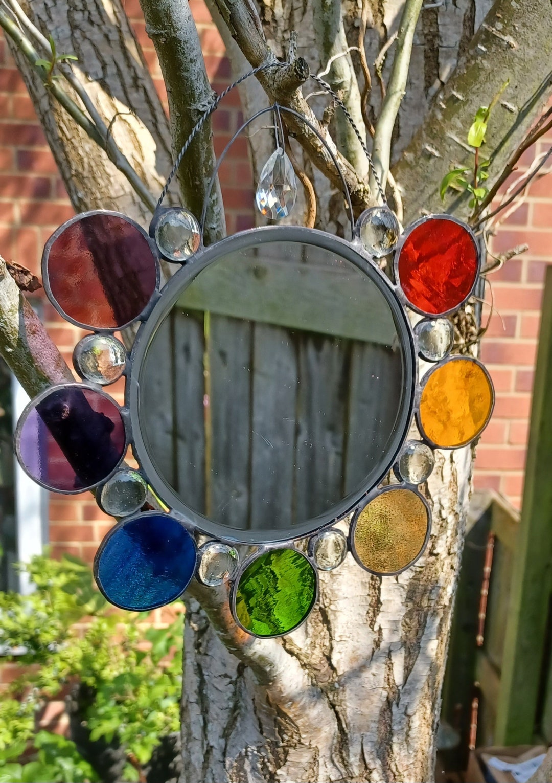 Stained Glass Chakras Mirror - Etsy