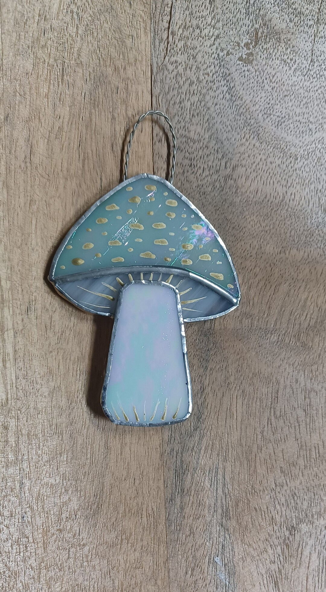 Stained Glass Toadstool Sun Catcher - Etsy