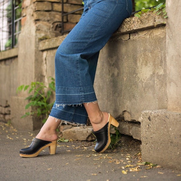 High Heel Clogs - Etsy