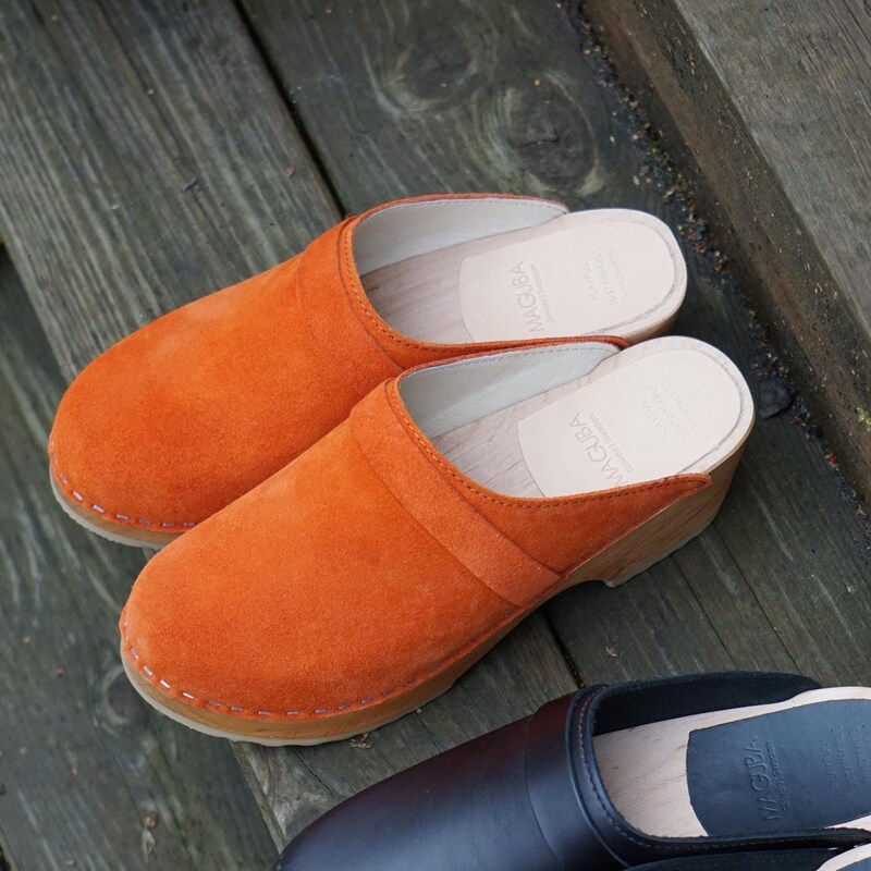Suede Clogs - Etsy
