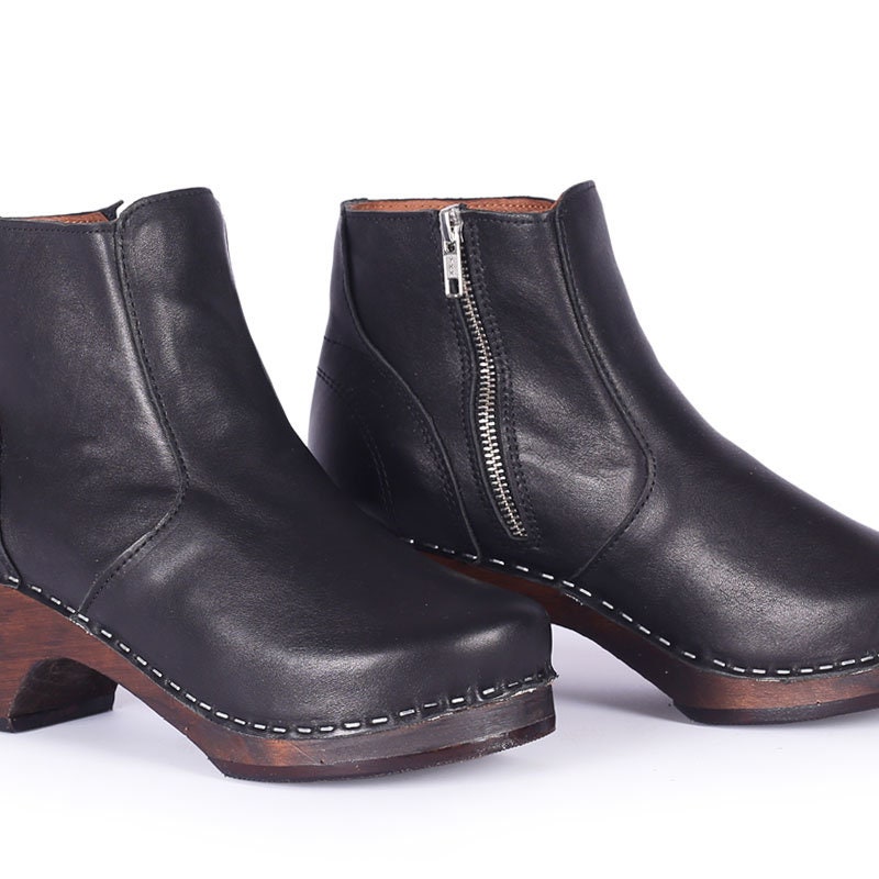 Wooden Soles Boots - Etsy UK