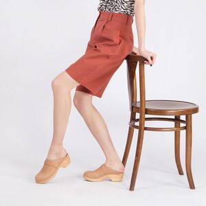 Swedish Classic Comfy Low Heel Clogs / Berkeley Light Tan Clogs ...