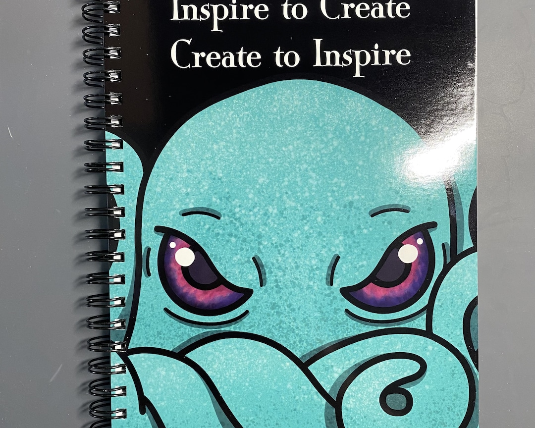 Grumpy Octopus Tentacles Notebook (blank Pages) - Etsy