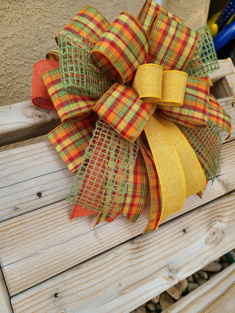 Fall Bow - Etsy