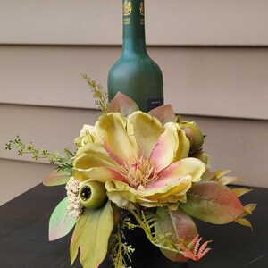 Green Magnolia Bottle Bouquet - Etsy