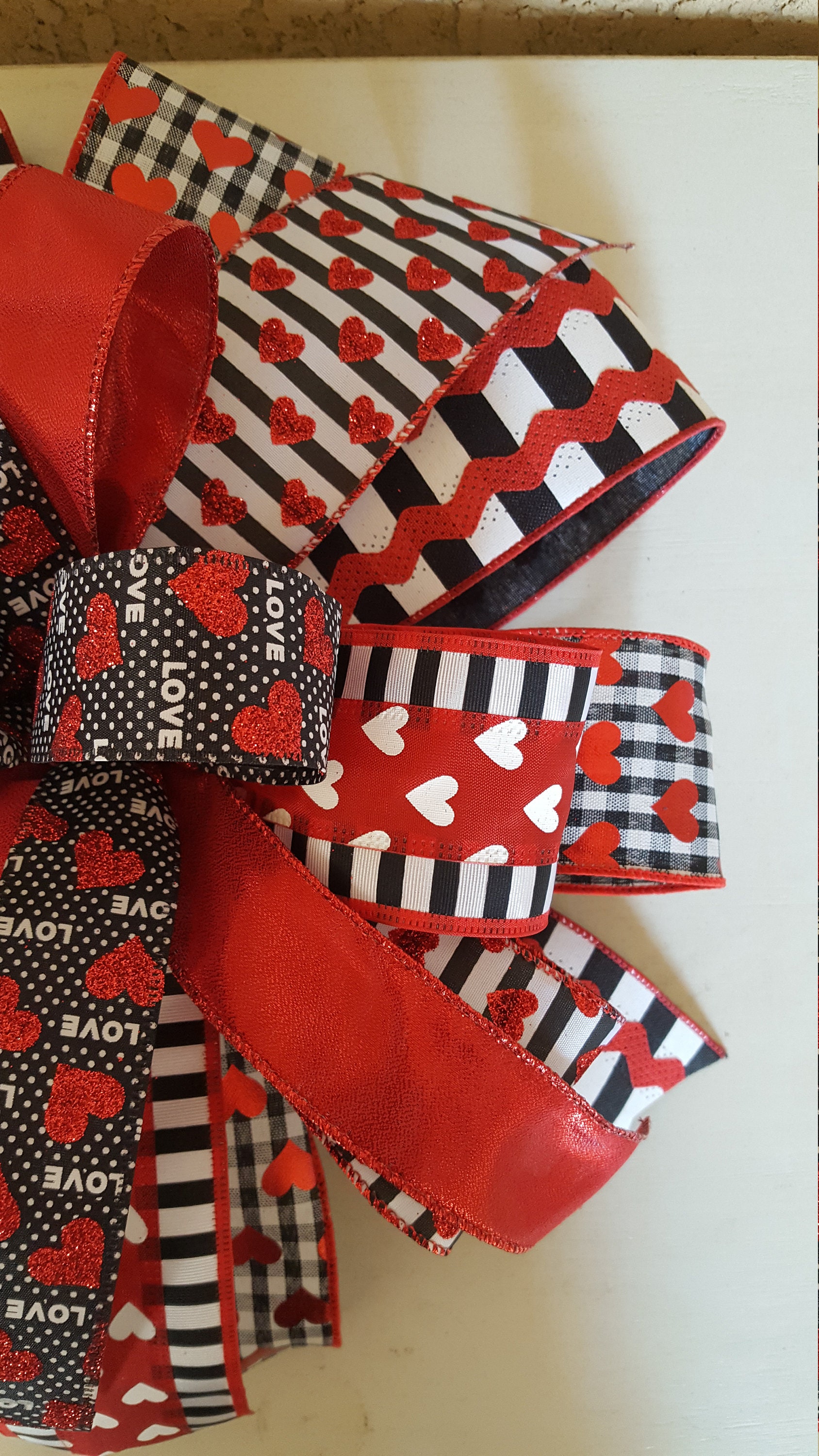 Large Valentine's Day Bow - Etsy