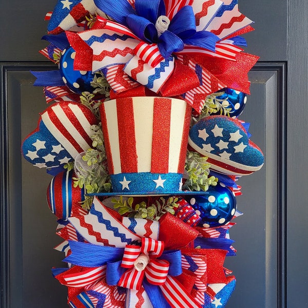 Patriotic Top Hat - Etsy