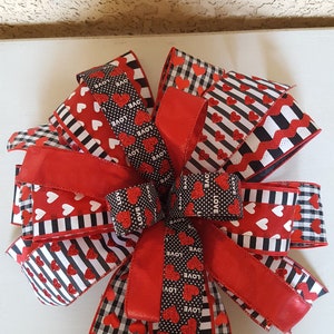 Large Valentine's Day Bow - Etsy