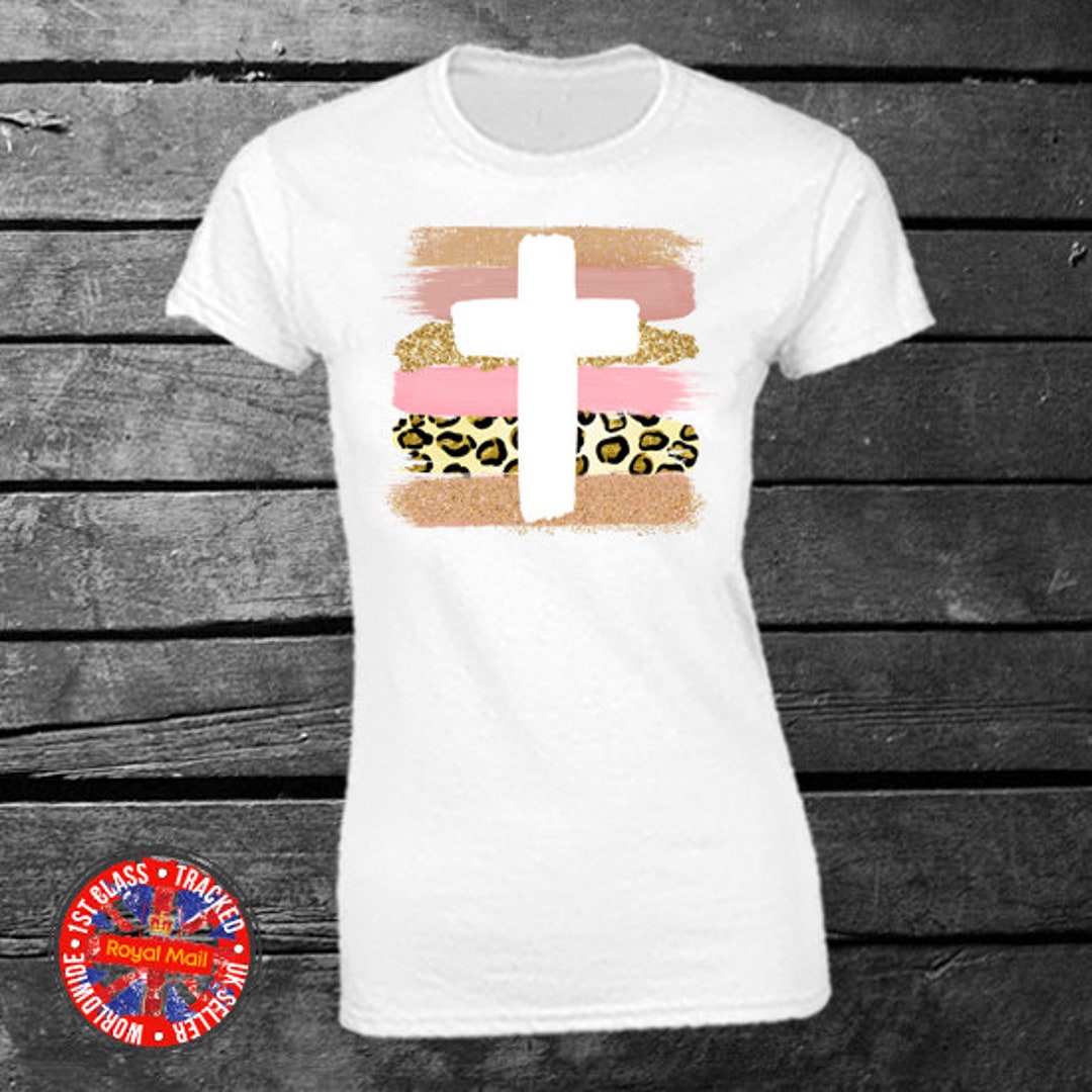 Christian Cross of Jesus Christ T-shirt - Etsy