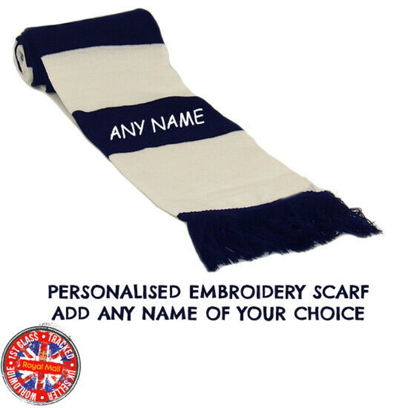 Millwall Embroidered Scarf Mens Ladies Kids Gift Fathers Day - Etsy