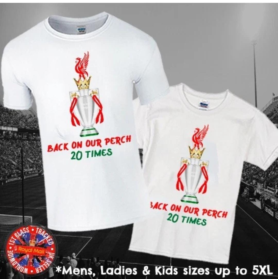 Liverpool Champions Back on Our Perch Football Fans T-shirt - Etsy