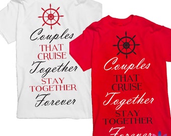 Couples cruise shirts | Etsy