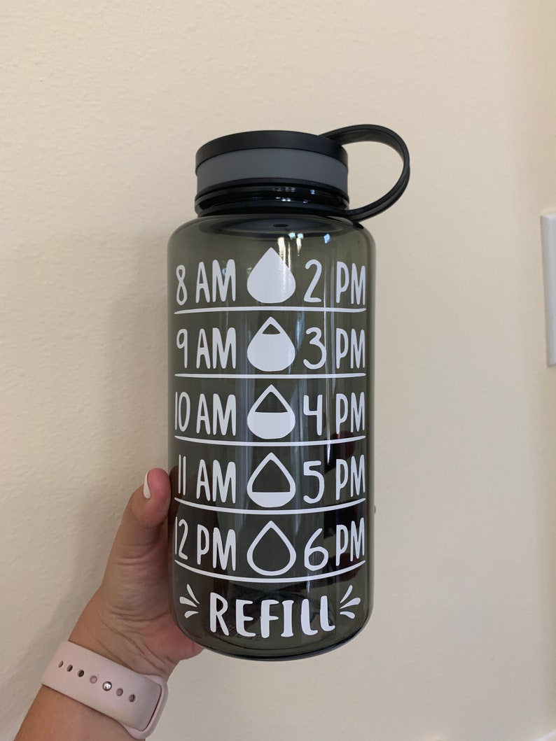 Time Stamps Decal for Water Bottle | Etsy