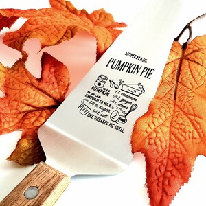 Pumpkin Pie - Spatula Gift - Pumpkin Pie Recipe Spatula - Pumpkin Pie ...