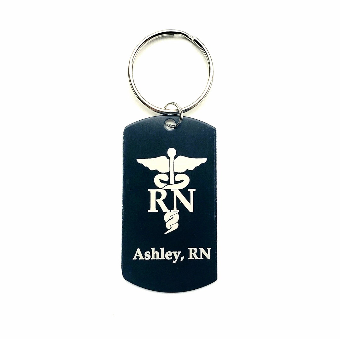 Nurse Keychain - RN Keychain - Keychains for Nurse - RN Gift - Nurse ...