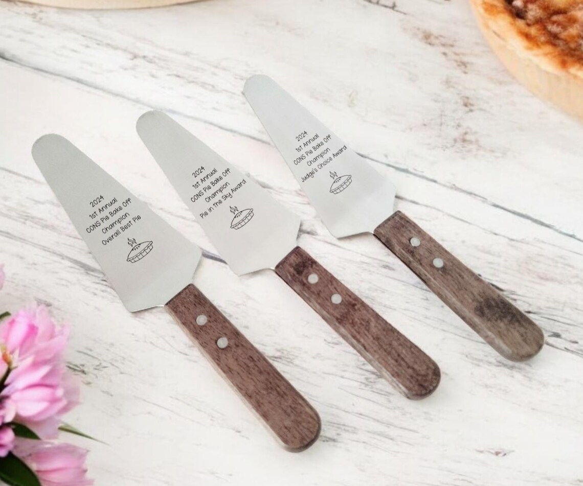 Set of Pie Contest Winner Spatulas - Pie Spatula Trio for Contest ...