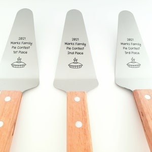 Set of Pie Contest Winner Spatulas Pie Spatula Trio for Contest Custom ...