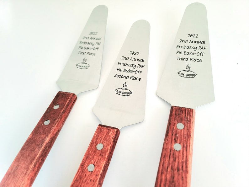 Set of Pie Contest Winner Spatulas Pie Spatula Trio for - Etsy