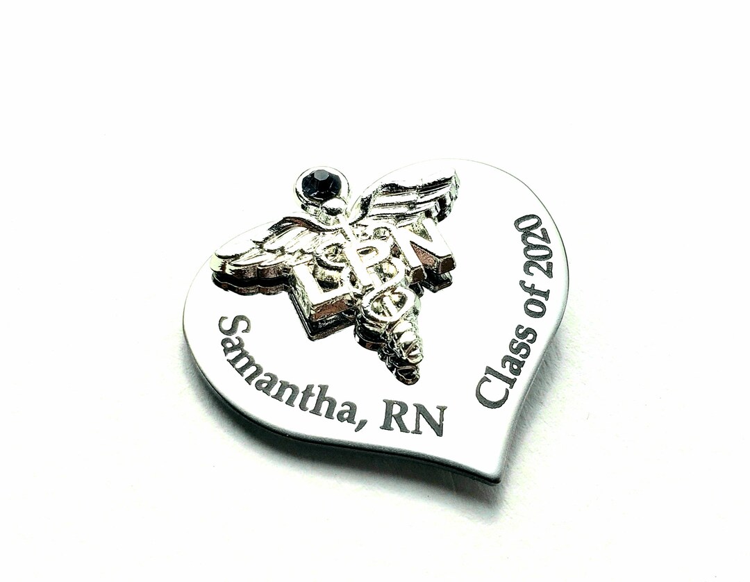 LPN Heart Pin - Nurse Graduation Pin - LPN Pin for Graduation - Nurse ...