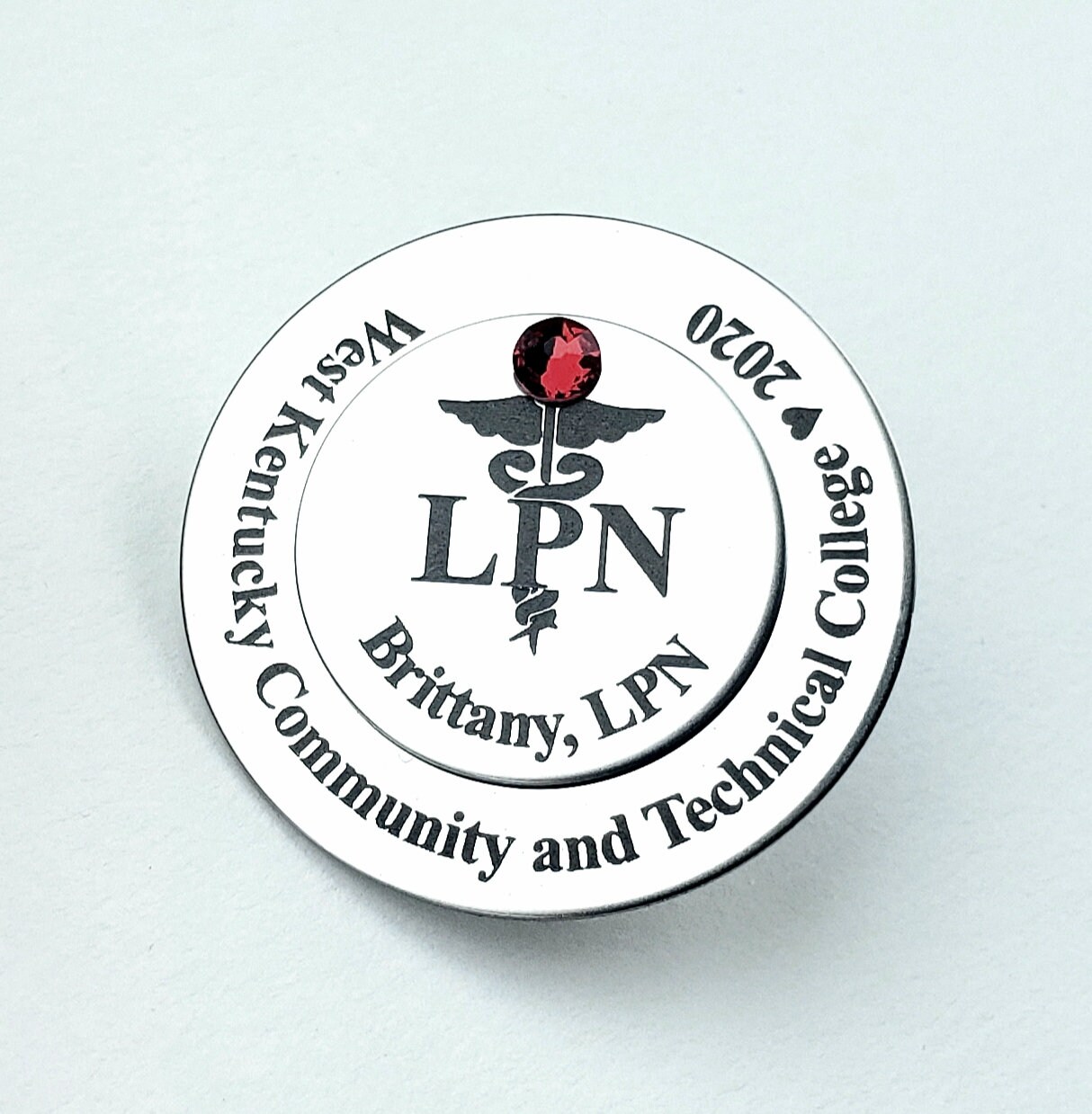 Engraved LPN Pin Licensed Practical Nurse Pin Nurse | Etsy