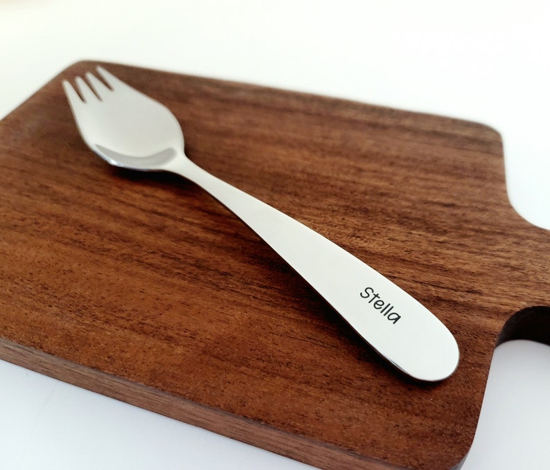 Custom Kid Spork Kid Spoon Fork Gift Personalized Kid - Etsy