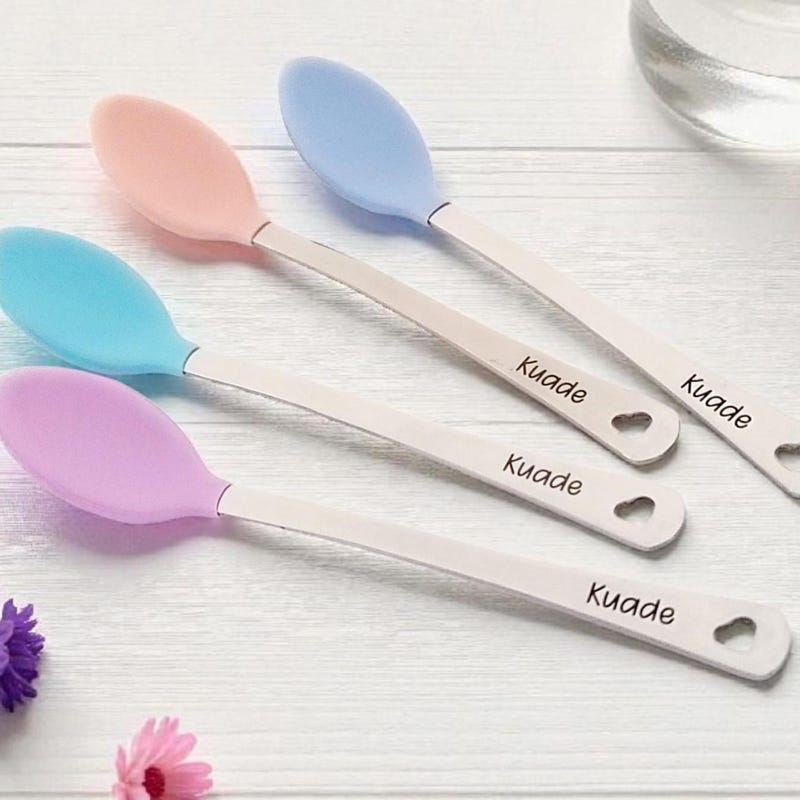 Baby Feeding Spoons Metal - Etsy