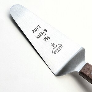 Custom Engraved Pie Spatula Custom Pie Server for Contest Personalized ...