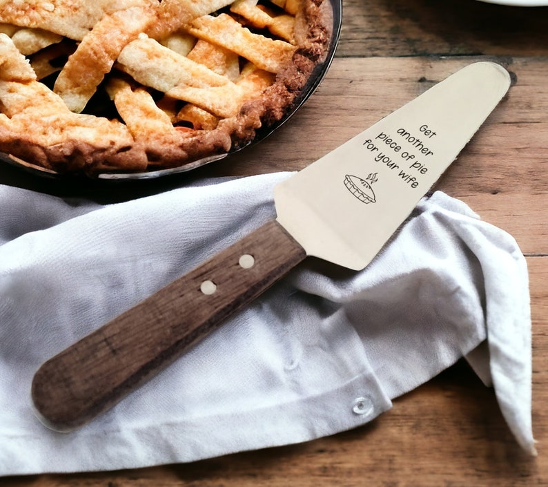 Custom Engraved Pie Spatula - Custom Pie Server for Contest ...