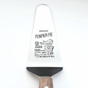 Pumpkin Pie - Spatula Gift - Pumpkin Pie Recipe Spatula - Pumpkin Pie ...