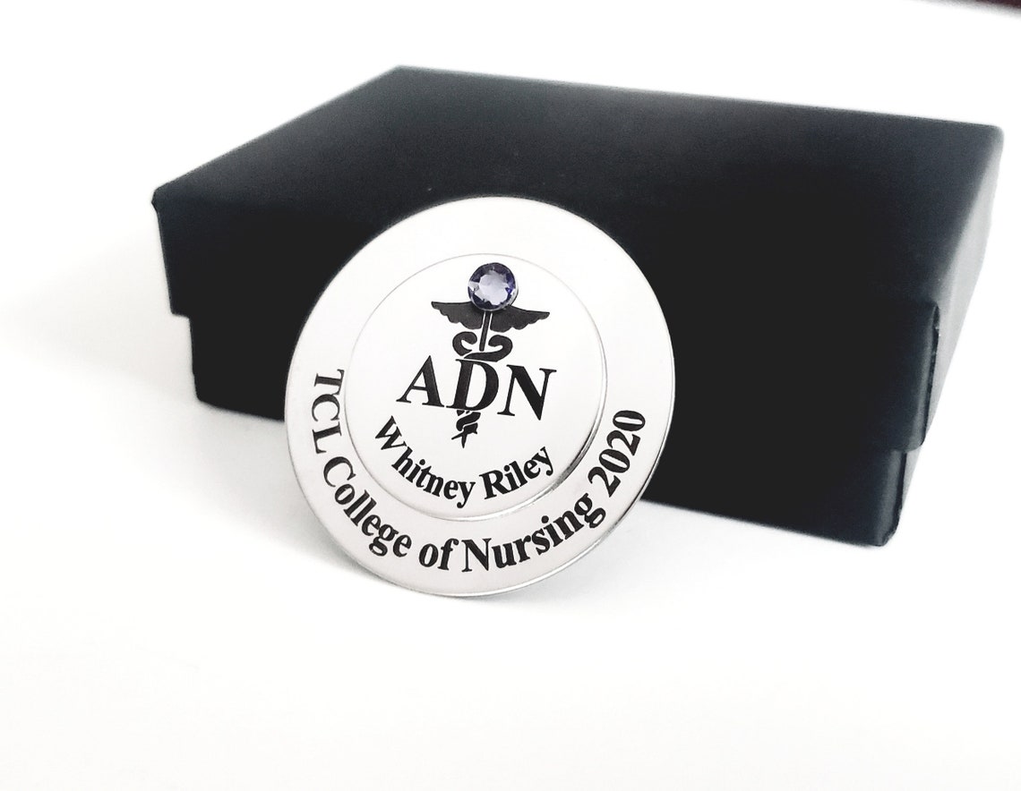 Engraved ADN Pin ADN Nurse Pin Nurse Pinning Ceremony | Etsy