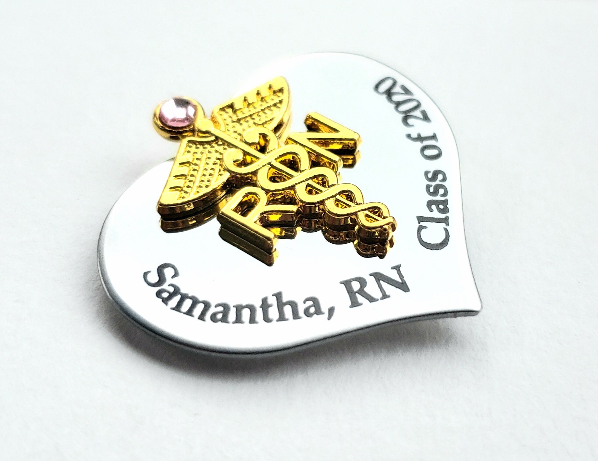 RN Heart Pin Nurse Graduation Pin RN Pin for Graduation | Etsy